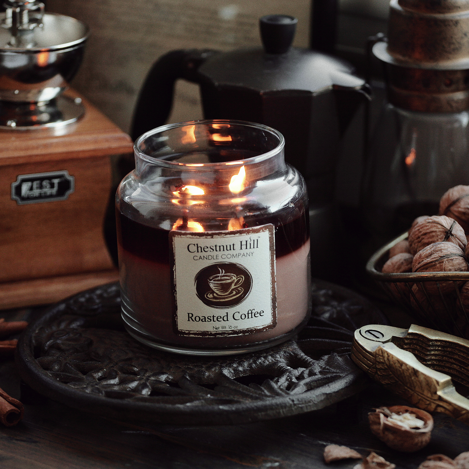 16oz Soy Candles: Long-Lasting & Highly Fragrant Chestnut Hill Candles ...
