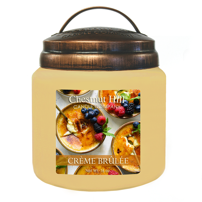 Crème Brûlée – 2 Wick 18 oz Soy Candle – Everyday Fragrance – Chestnut ...